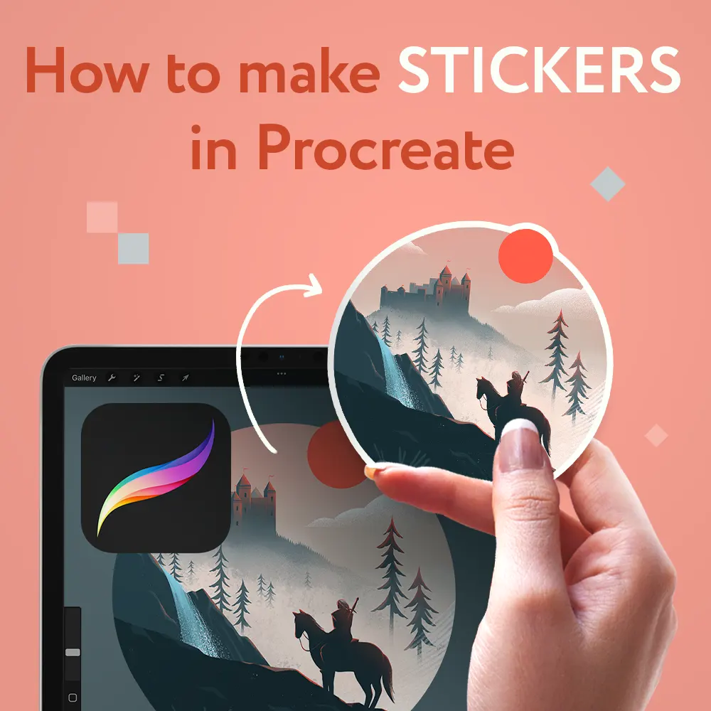 How To Create Stickers In Procreate On IPad Anna Kupstova