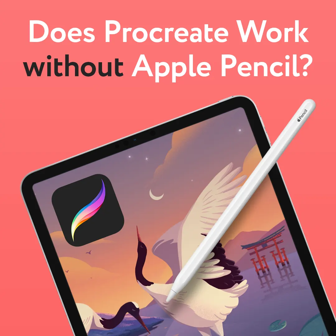 Does Procreate Work Without Apple Pencil Or Other Stylus 
